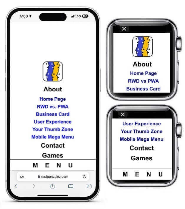 Can you interact with your Mobile Menu using ONLY ONE HAND
